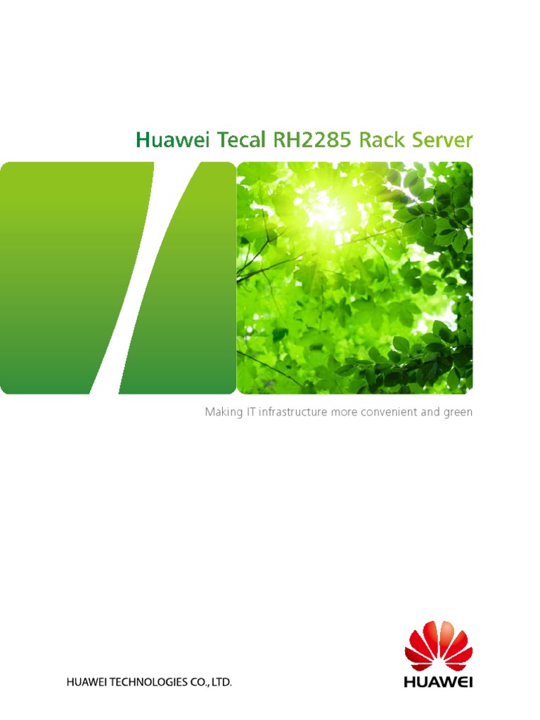 Huawei Tecal RH2285 Rack Server | PDF | Computer Data Storage | Hard ...