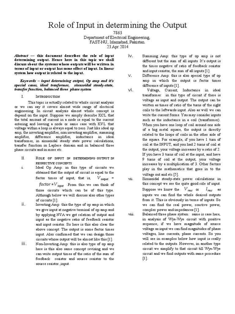 CA2 Project SPR 14 Writeup 7863 | PDF | Amplifier | Operational Amplifier