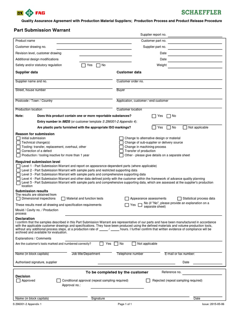PSW | PDF | Specification (Technical Standard) | Quality Assurance