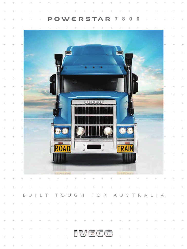 IVECO Powerstar SpecSheet 7800 | PDF | Suspension (Vehicle) | Semi ...