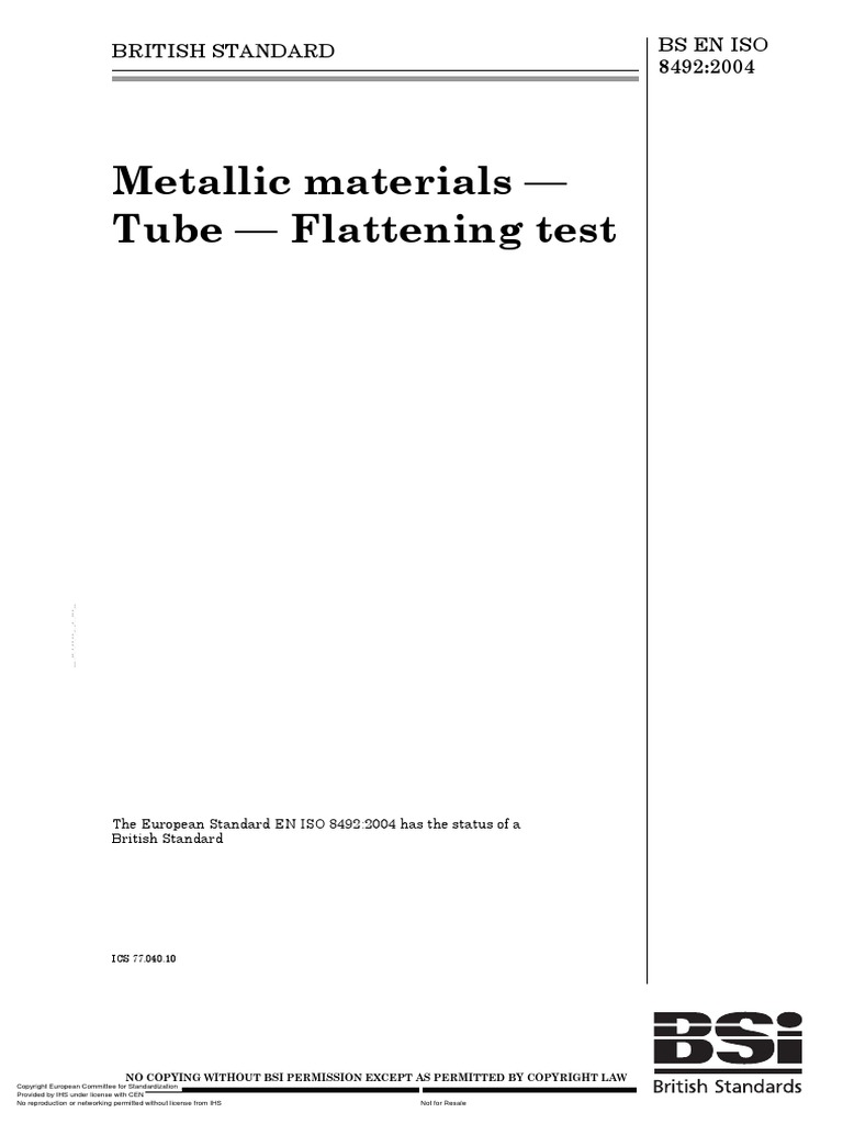 En-Iso 8492 | Download Free PDF | International Organization For Standardization | Metrology