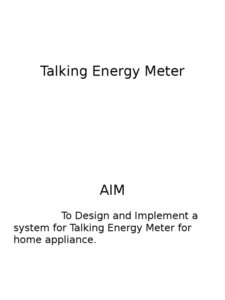 Talking Energy Meter | PDF | Liquid Crystal Display | Rectifier