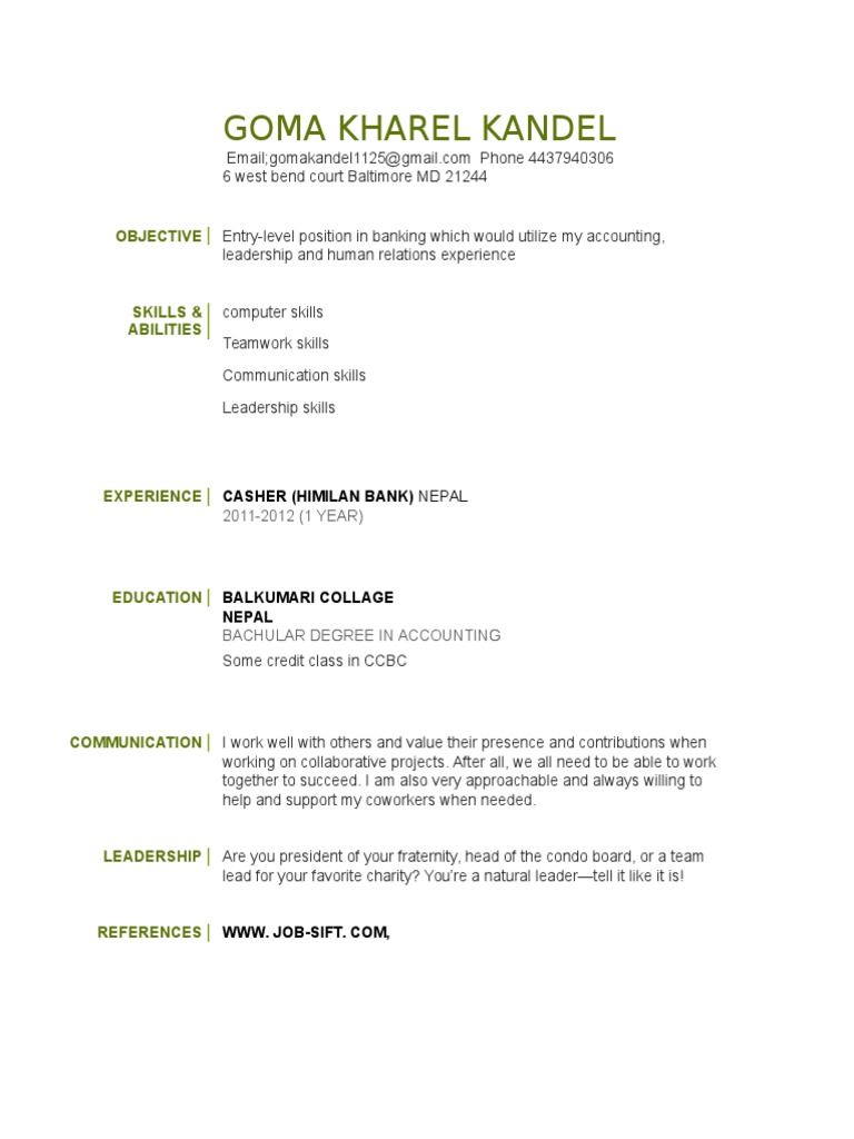 Goma Resume Final | PDF