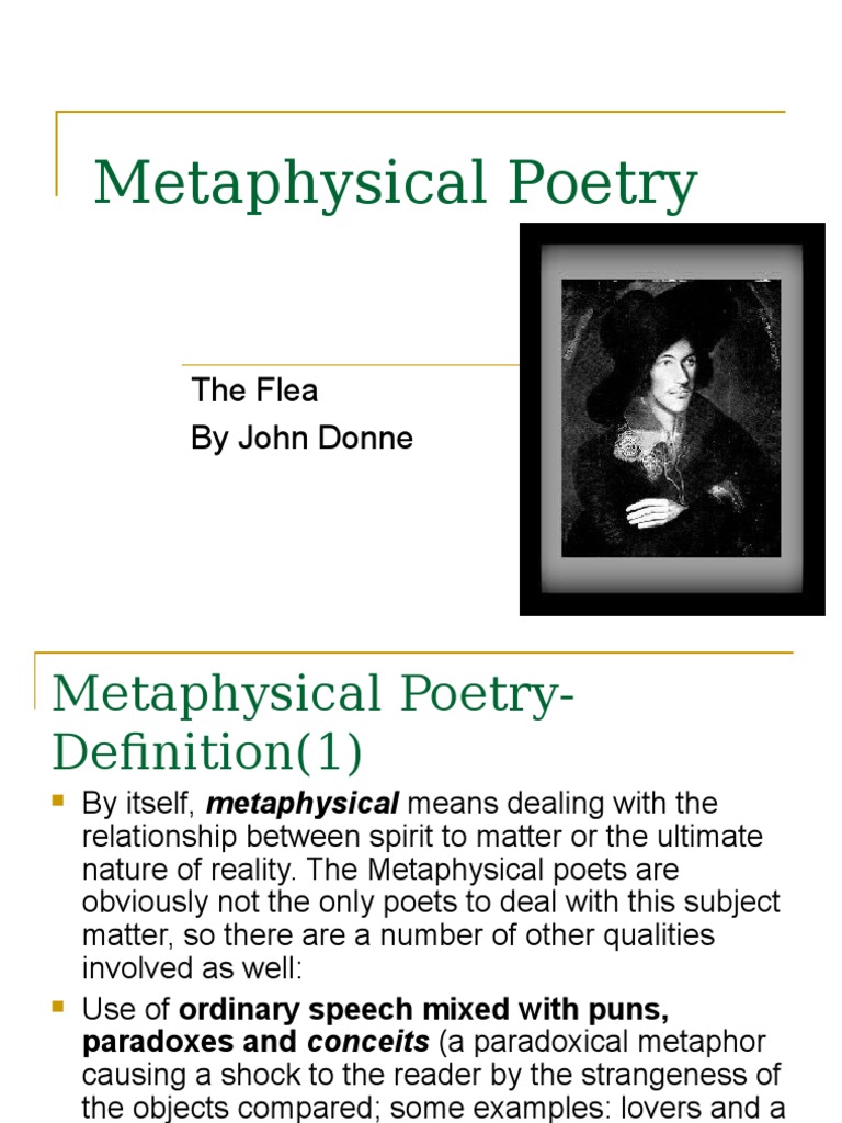 Donne The Flea | PDF | Platonism | Poetry