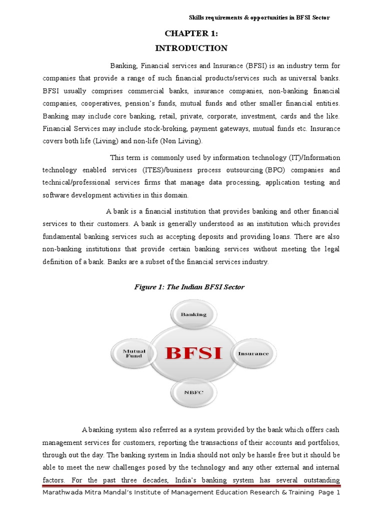 BFSI Skills Requirements by Me FINAL | PDF | Investment Fund | Mutual Funds