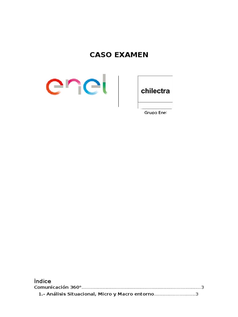 Informe Enel Chile | PDF | Energía (general) | Energía y recursos