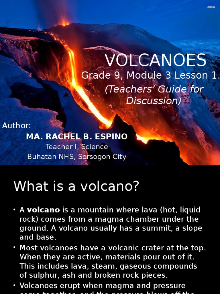 Volcanoes | PDF | Volcano | Types Of Volcanic Eruptions