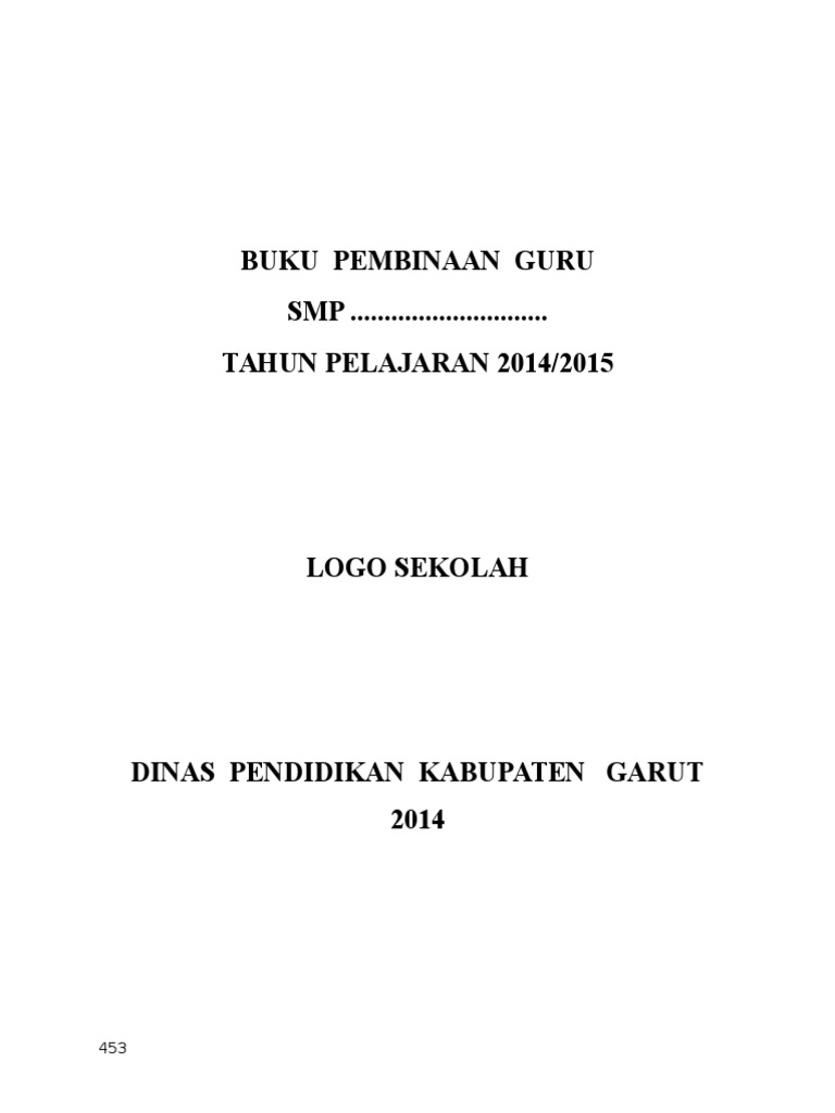 Format Buku Pembinaan Guru Dan TAS | PDF