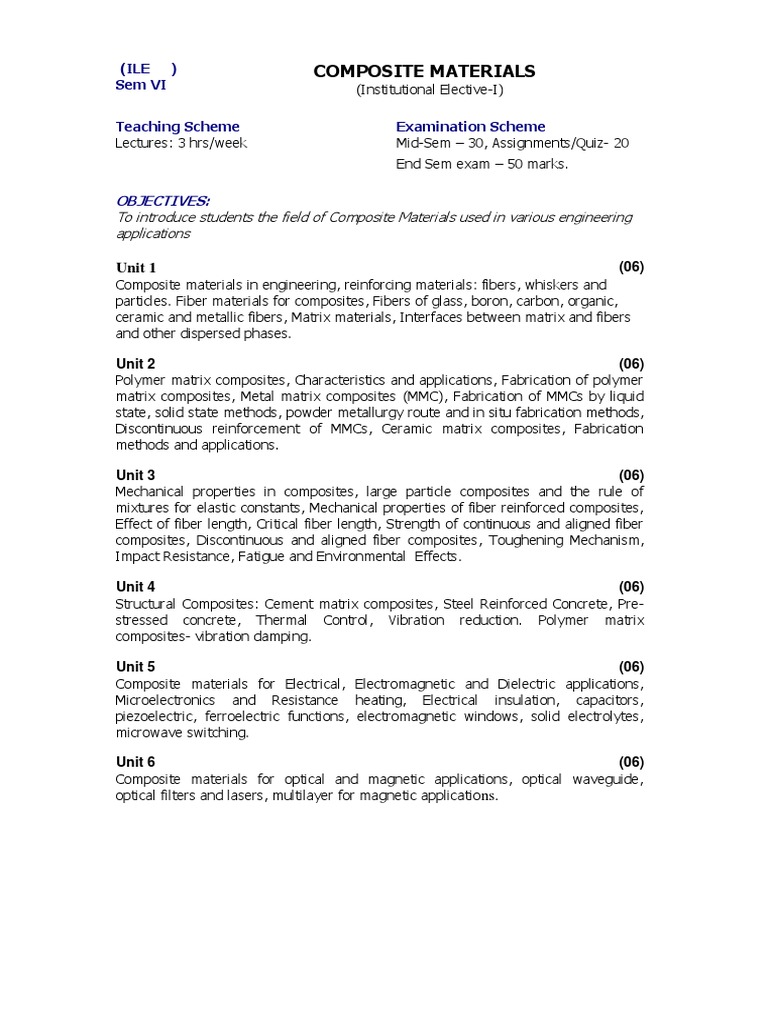 Composite Materials | PDF | Composite Material | Solid