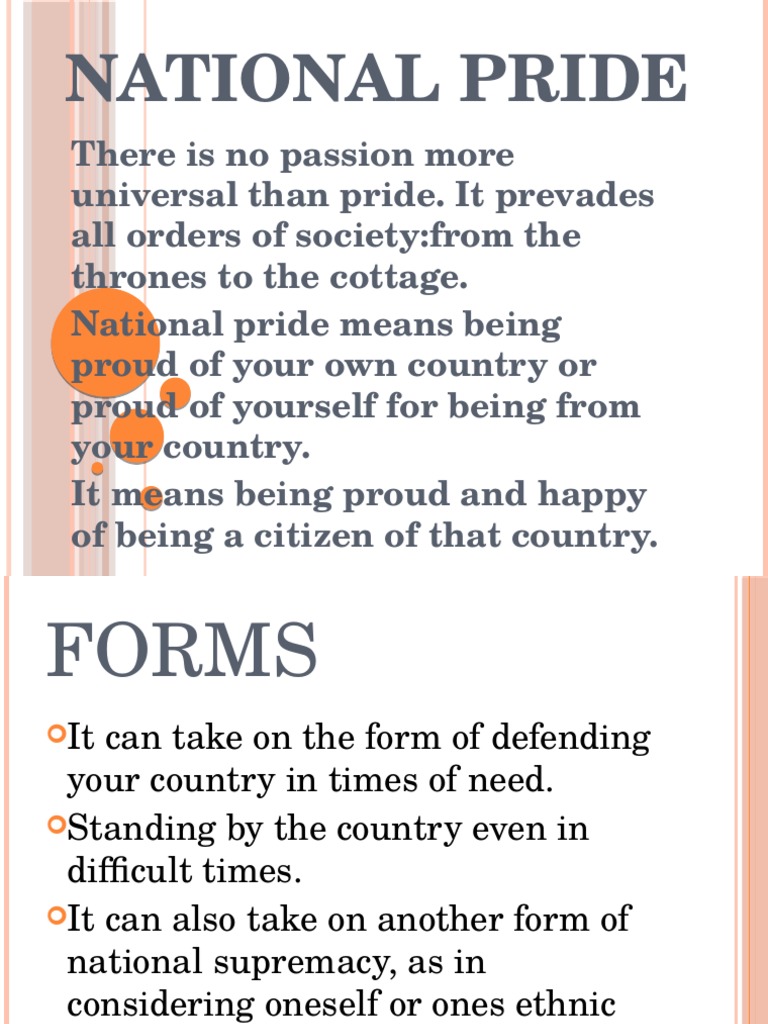 National Flag - The True Symbol of National | PDF | Pride | Nationalism
