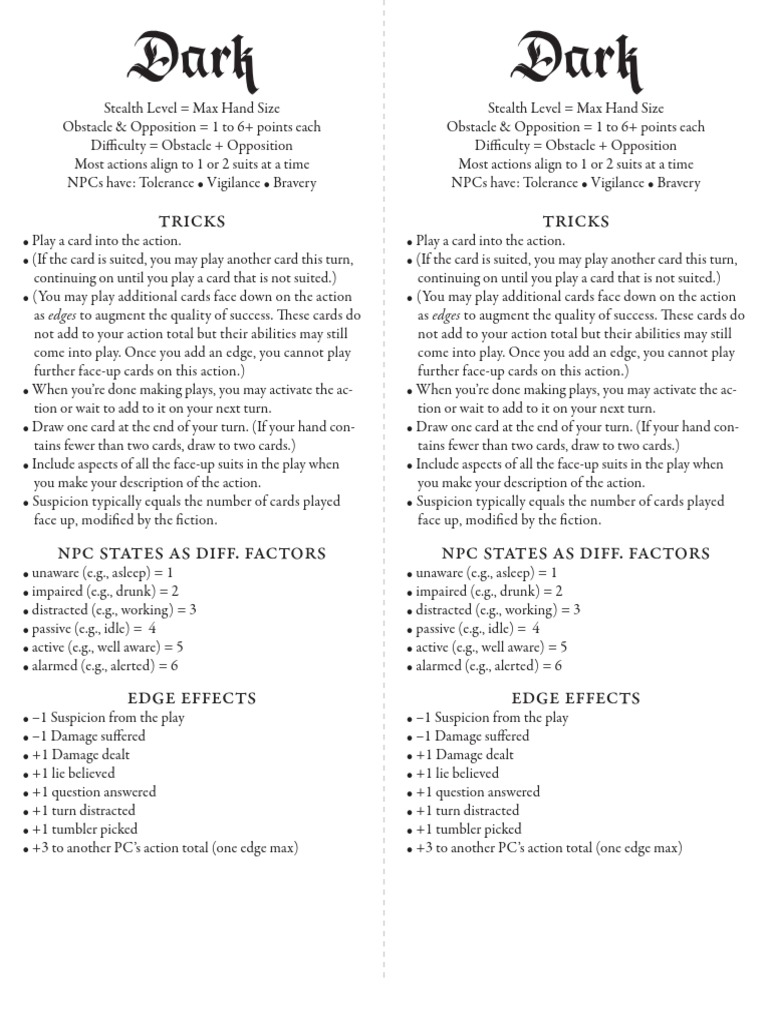 Dark Players Guide | PDF | Entertainment | Gaming