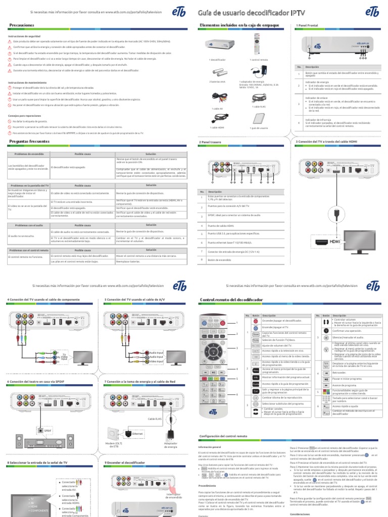 Etb-Ec2108v5 PTV STB User Guide (Spa) - 0827-A3-Configurar TV Etb Fibra ...