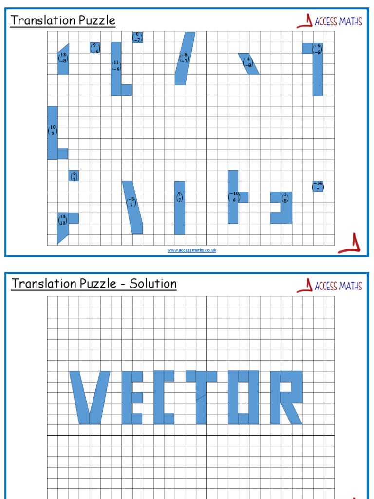 Translation Puzzle with Solutions | PDF