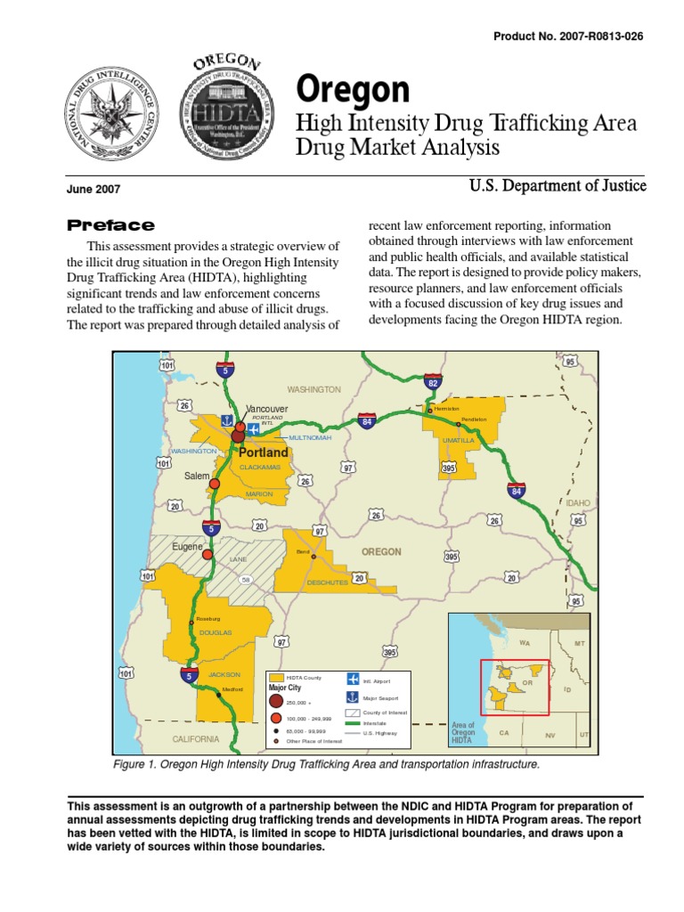 Oregon: High Intensity Drug Trafficking Area Drug Market Analysis ...