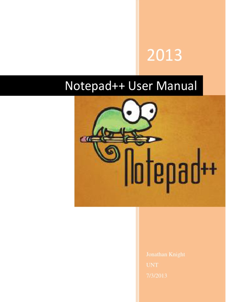 Notepad Plus Plus Manual | PDF | Installation (Computer Programs) | Tab ...