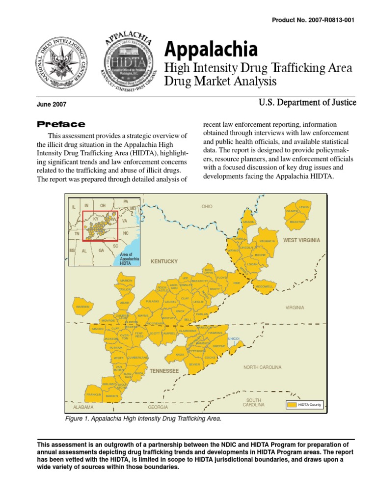 Appalachia: High Intensity Drug Trafficking Area Drug Market Analysis ...