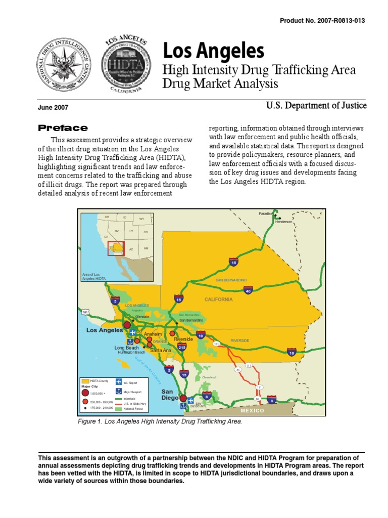 Los Angeles: High Intensity Drug Trafficking Area Drug Market Analysis ...