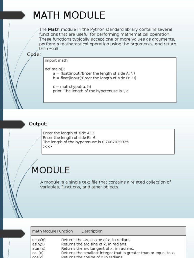 Python Report | PDF | Trigonometric Functions | Computer Programming