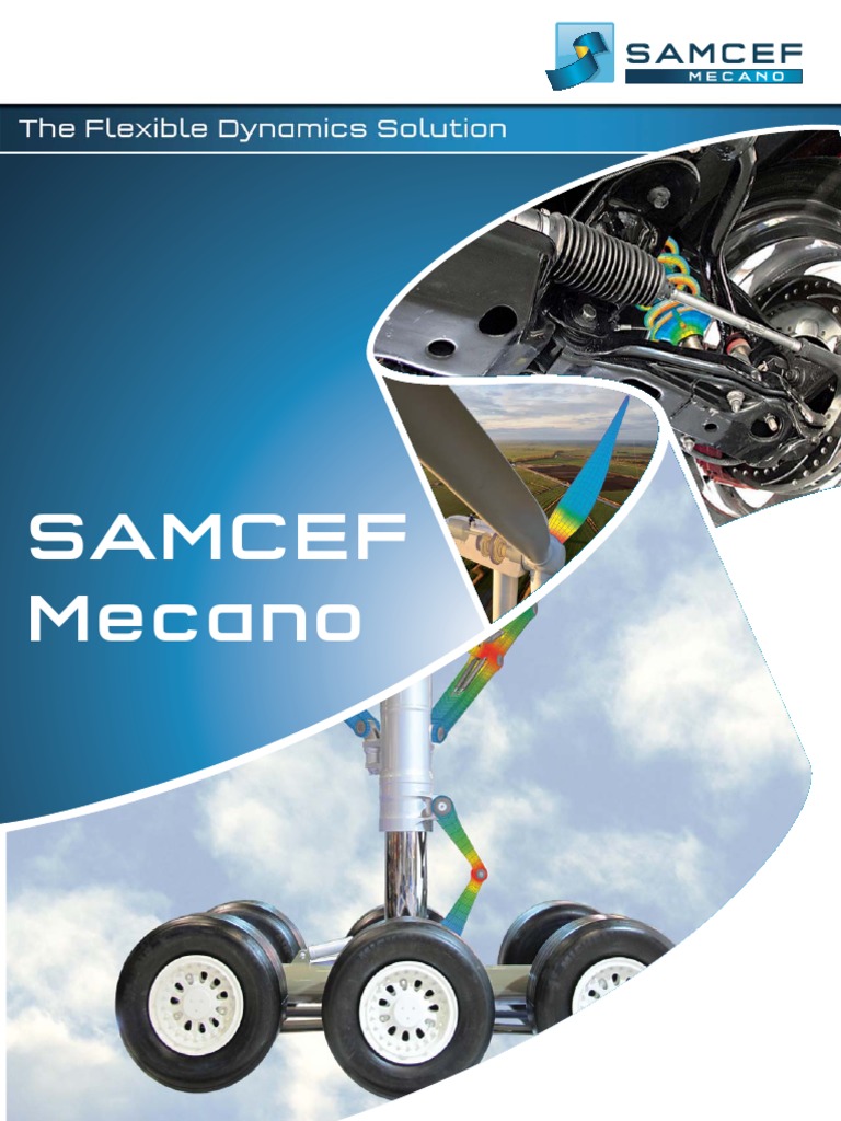 Broch Samcef Mecano PDF | PDF | Reliability Engineering | Finite Element Method