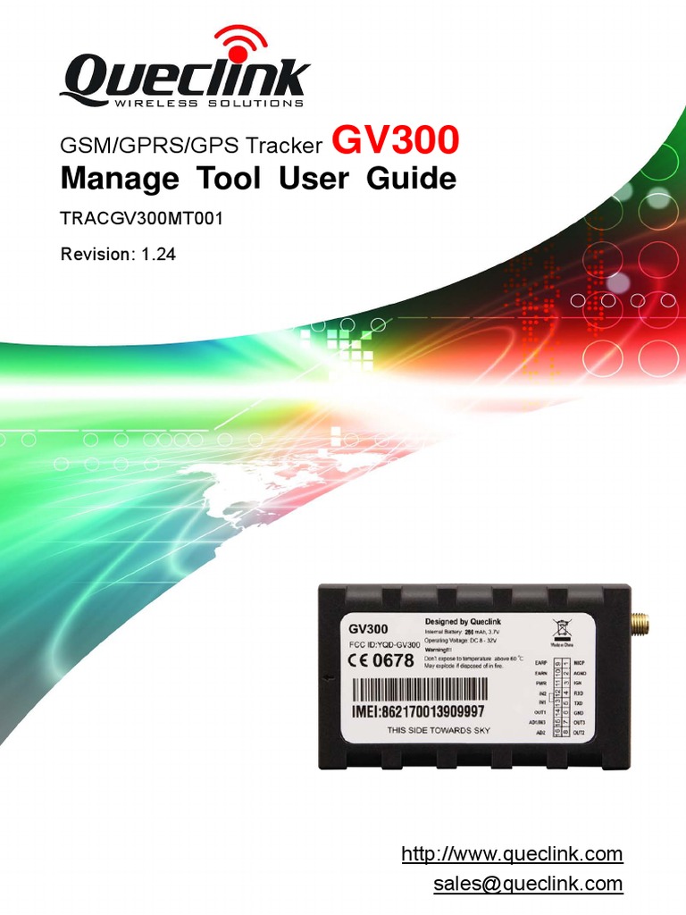 GV300 Manage Tool User Guide V1.24 | PDF | Component Object Model | Microsoft Windows