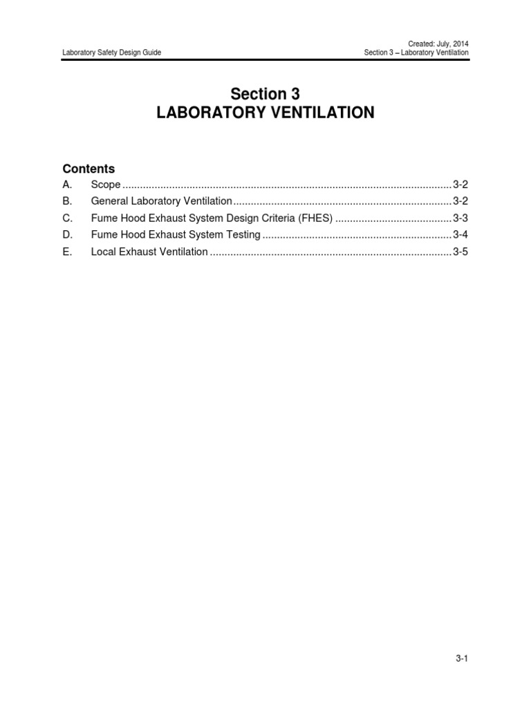 S 3 Lab Ventilation | Download Free PDF | Ventilation (Architecture ...