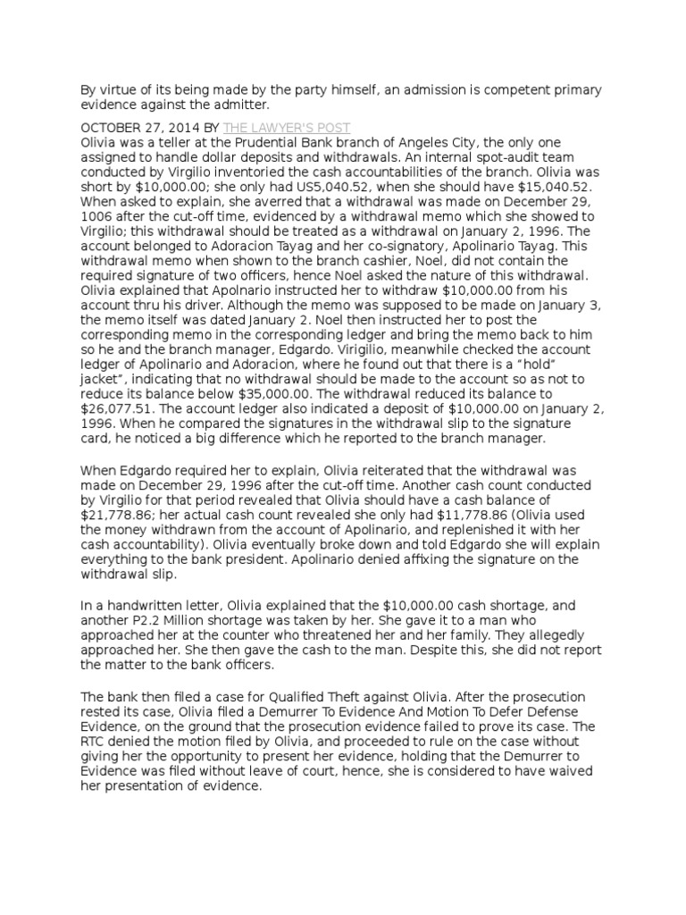 Admission of Guilt | PDF | Confession (Law) | Torture