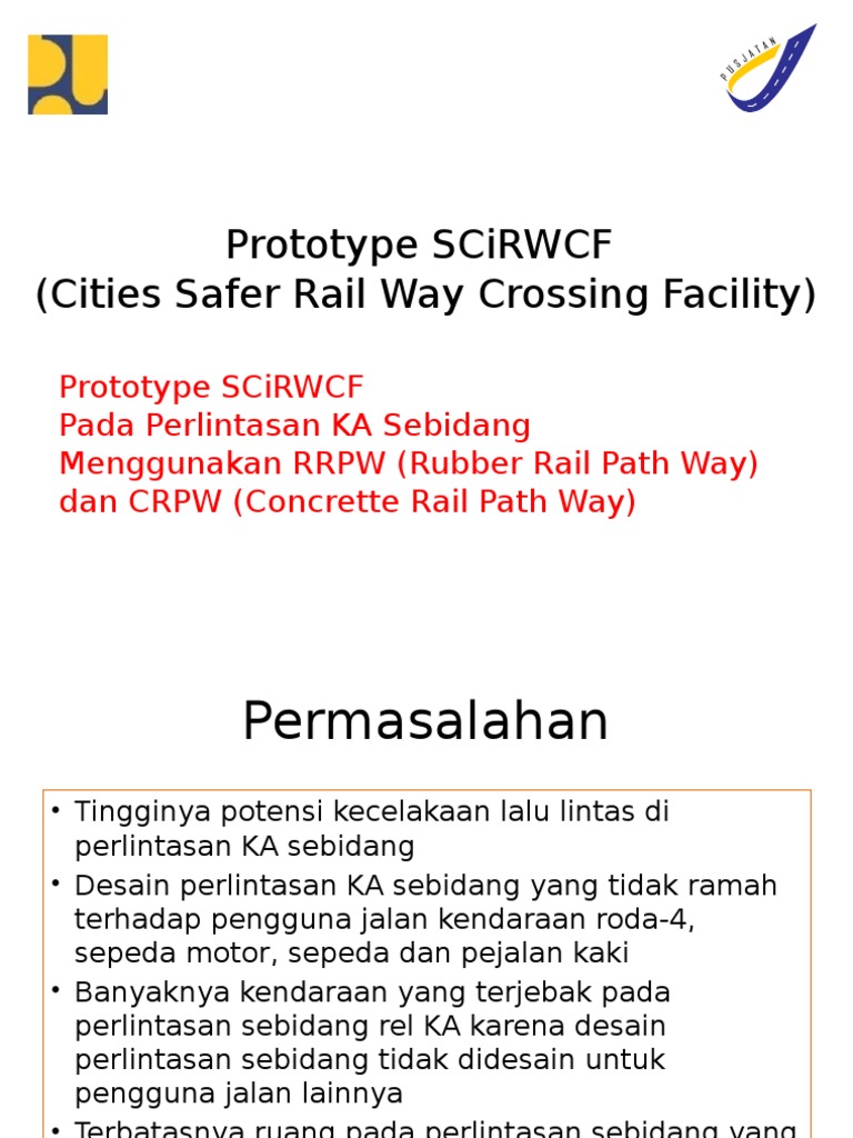 Desain Perlintasan Sebidang KA | PDF