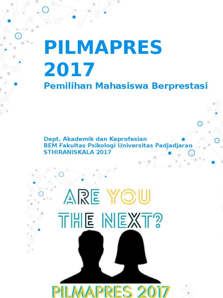 Panduan Pilmapres 2017 Fakultas Psikologi | PDF