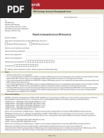 IndusInd Bank Primary Account Request Form | PDF | Transaction Account ...