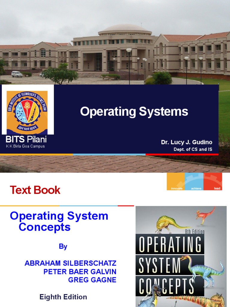 Operating Systems: BITS Pilani | PDF | Central Processing Unit | Input/Output