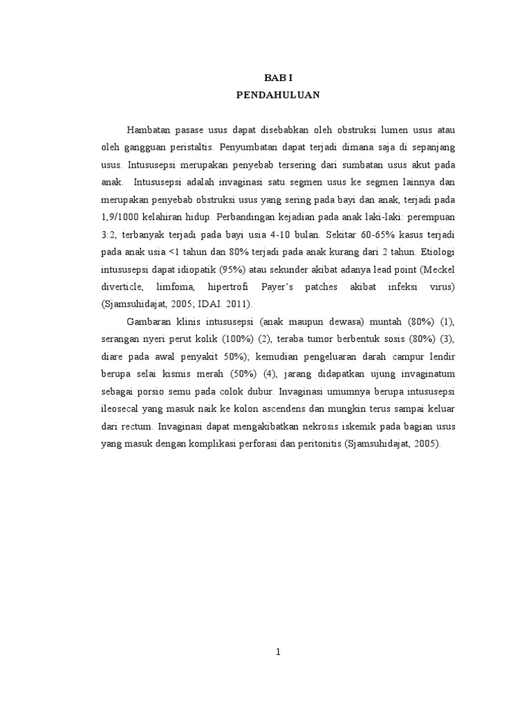 Intususepsi: Penyebab dan Gejala pada Anak | PDF | Pengembangan Diri ...