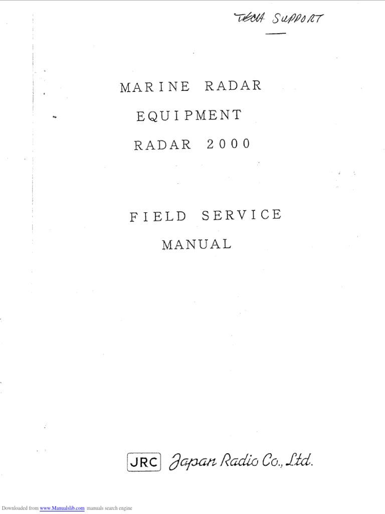 JRC Radar 2000 | PDF