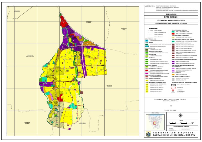 3.1.27. Peta Zonasi Mampang Prapatan (Jakarta Selatan) | PDF