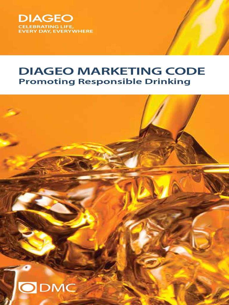 Diageo Marketing Code: Promoting Responsible Drinking | PDF ...