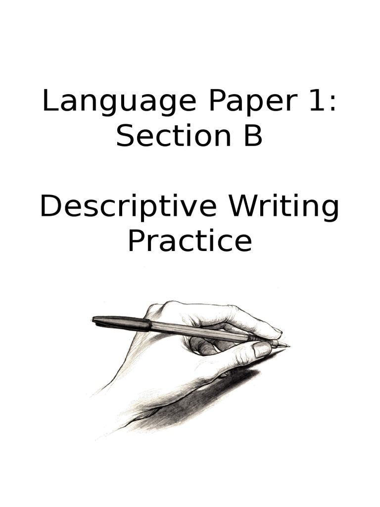 lp1 q5 Descriptive Writing Booklet | PDF | Zoom Lens | Camera Lens