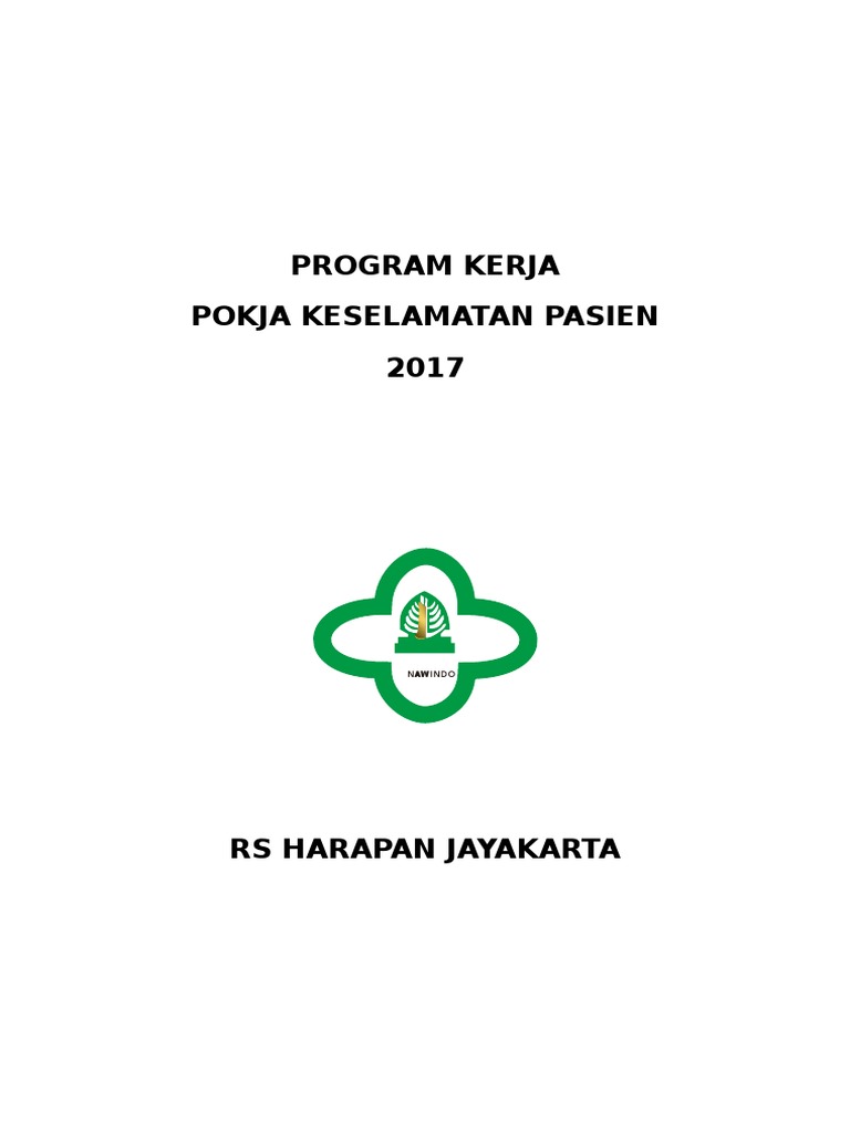 COVER Program Kerja | PDF