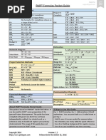 PMP Formulas Cheat Sheet | PDF | Net Present Value | Discounted Cash Flow
