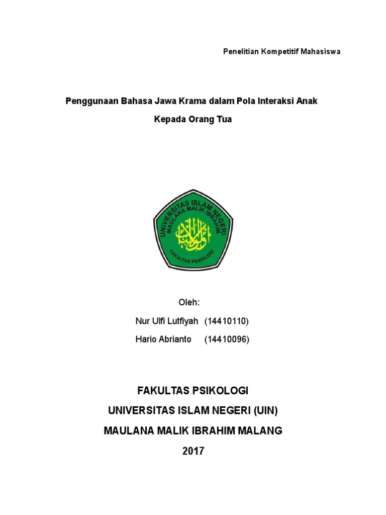 Proposal PKM Fix | PDF