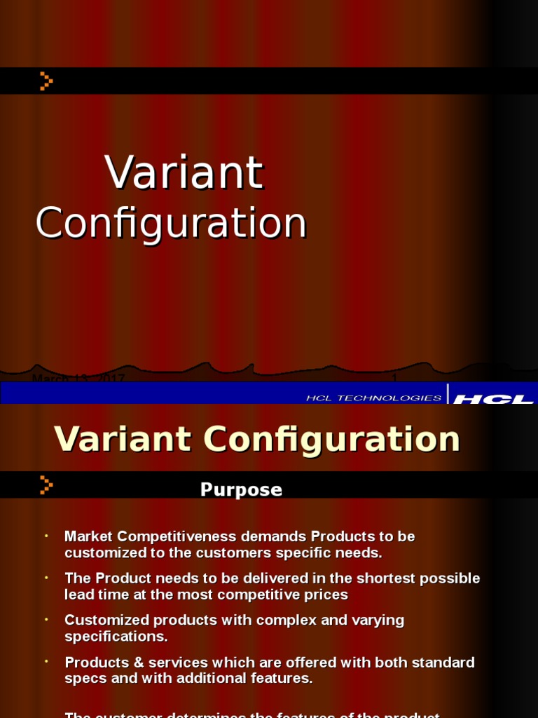 Variant Configuration Sap SD | PDF | Random Access Memory | Computer ...