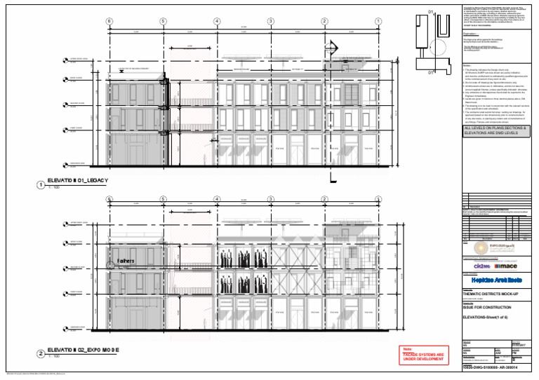 Elevation 01 - Legacy 1: All Levels On Plans, Sections & Elevations Are ...