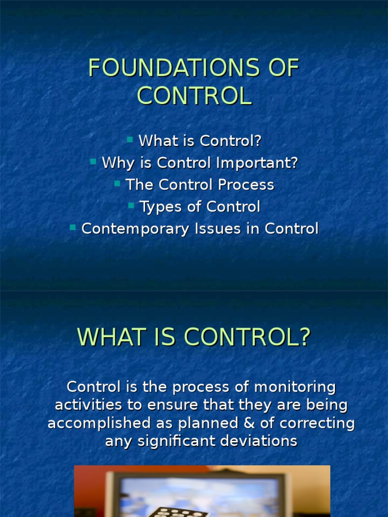9-Foundations of Control | PDF | Norm (Social) | Psychology