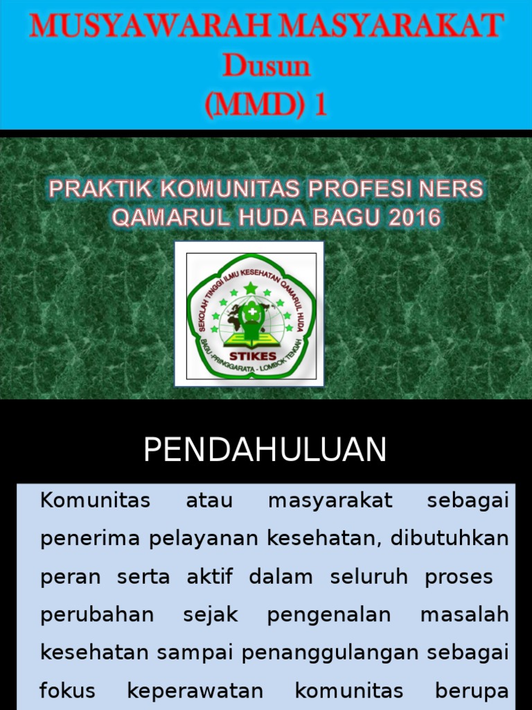 MMD 1 KOM NERS | PDF | Kesehatan Holistik