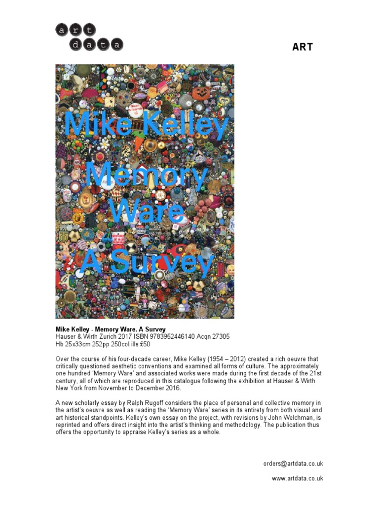 Mike Kelley - Memory Ware | PDF | Social Science | Art