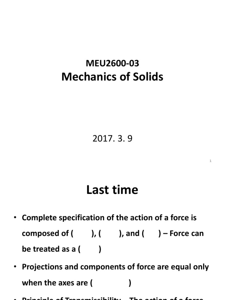 Mechanics of Solids | PDF | Euclidean Vector | Torque