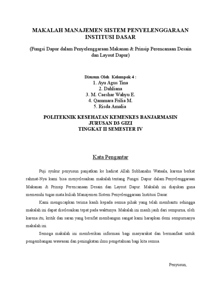 Makalah MSPM-1 | PDF