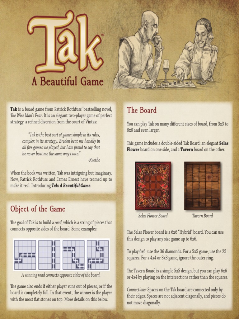 Tak Web Rules | PDF | Board Games | Tabletop Games