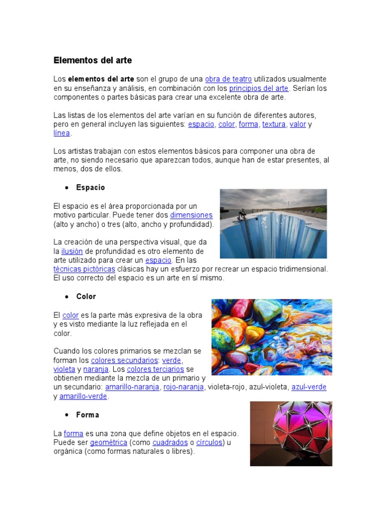 Elementos Fundamentales del Arte | PDF | Diseño de comunicacion | Visión