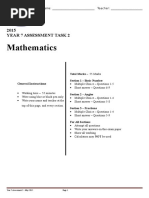 Mathematics Advanced Extension 1 and Extension 2 Reference Sheet PDF ...