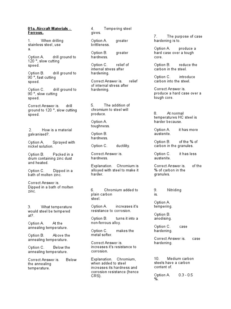 Module 6 Material and Hardware | PDF | Steel | Annealing (Metallurgy)
