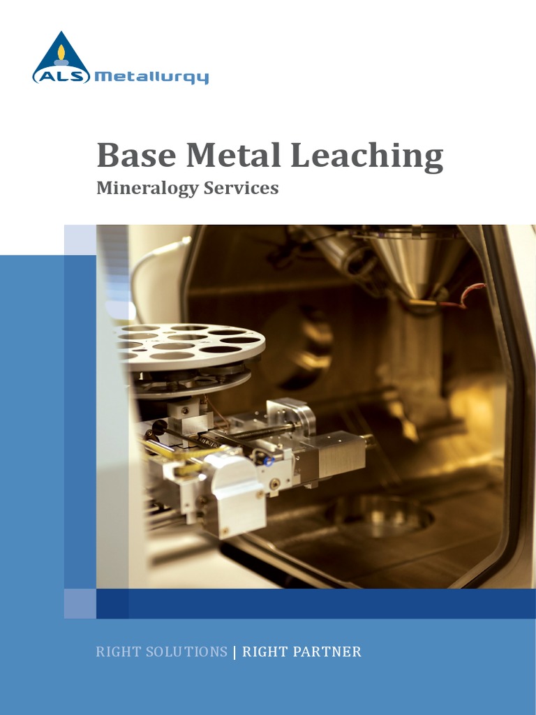Base Metal Leaching | PDF | Metallurgy | Mineralogy